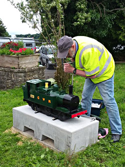 Bampton Heritage Centre; The Tivvy Bumper railway engine