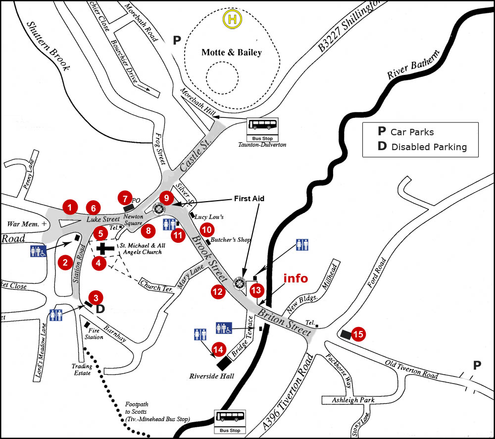 Bampton Fair Map